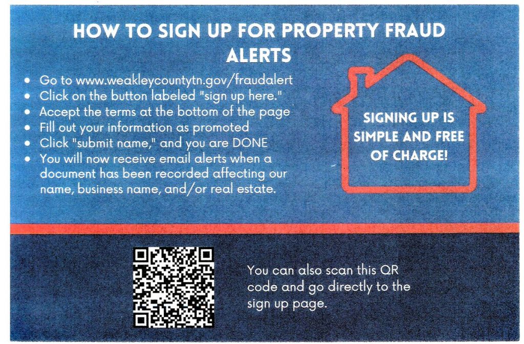 Property Fraud Alert – NWTN Today
