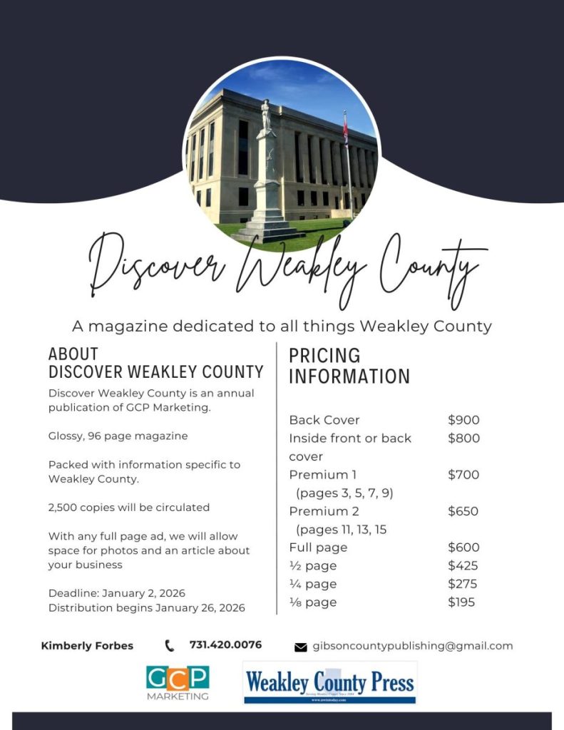 Discover Weakley County – NWTN Today
